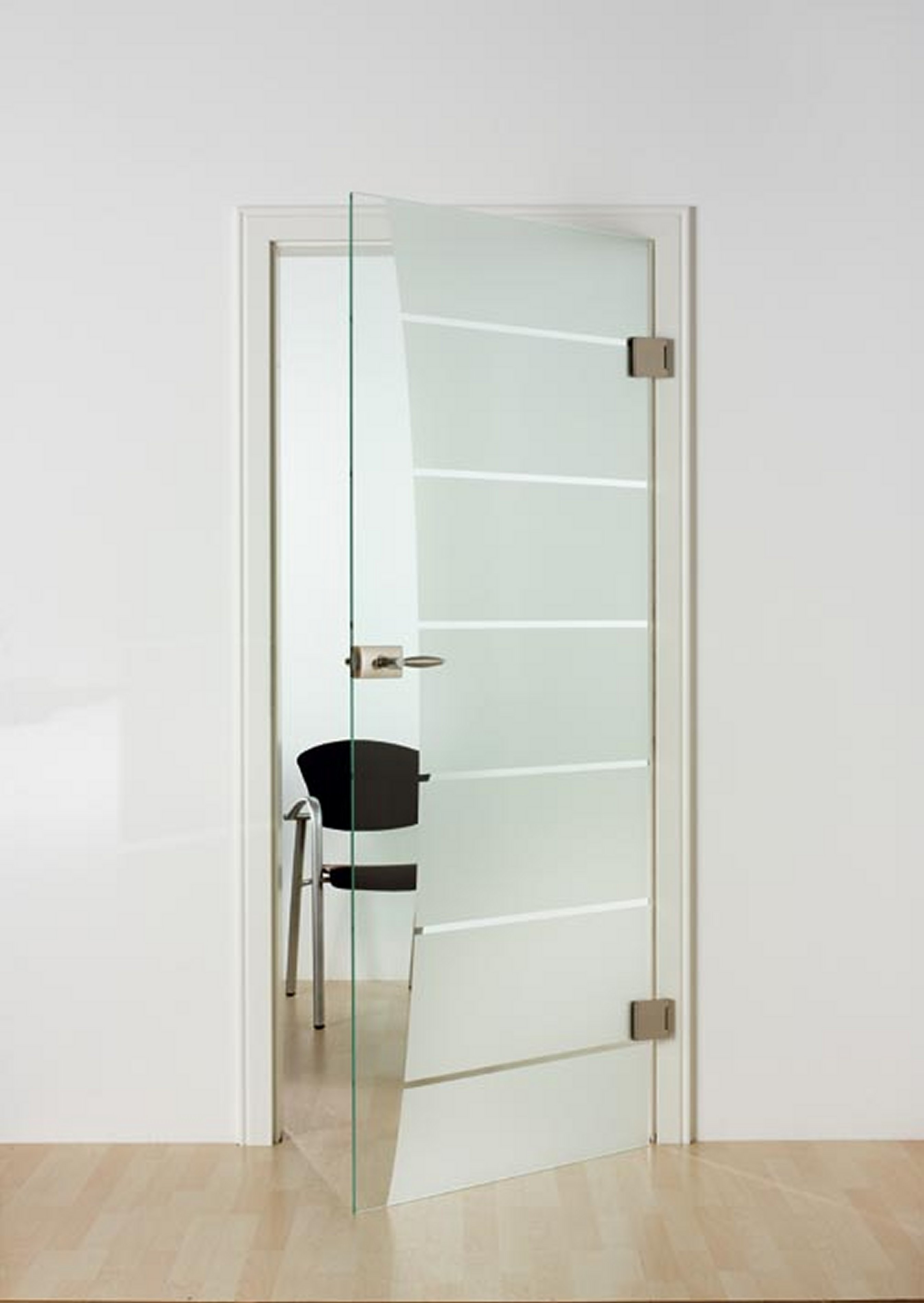 Weie Innentur Mit Glas
